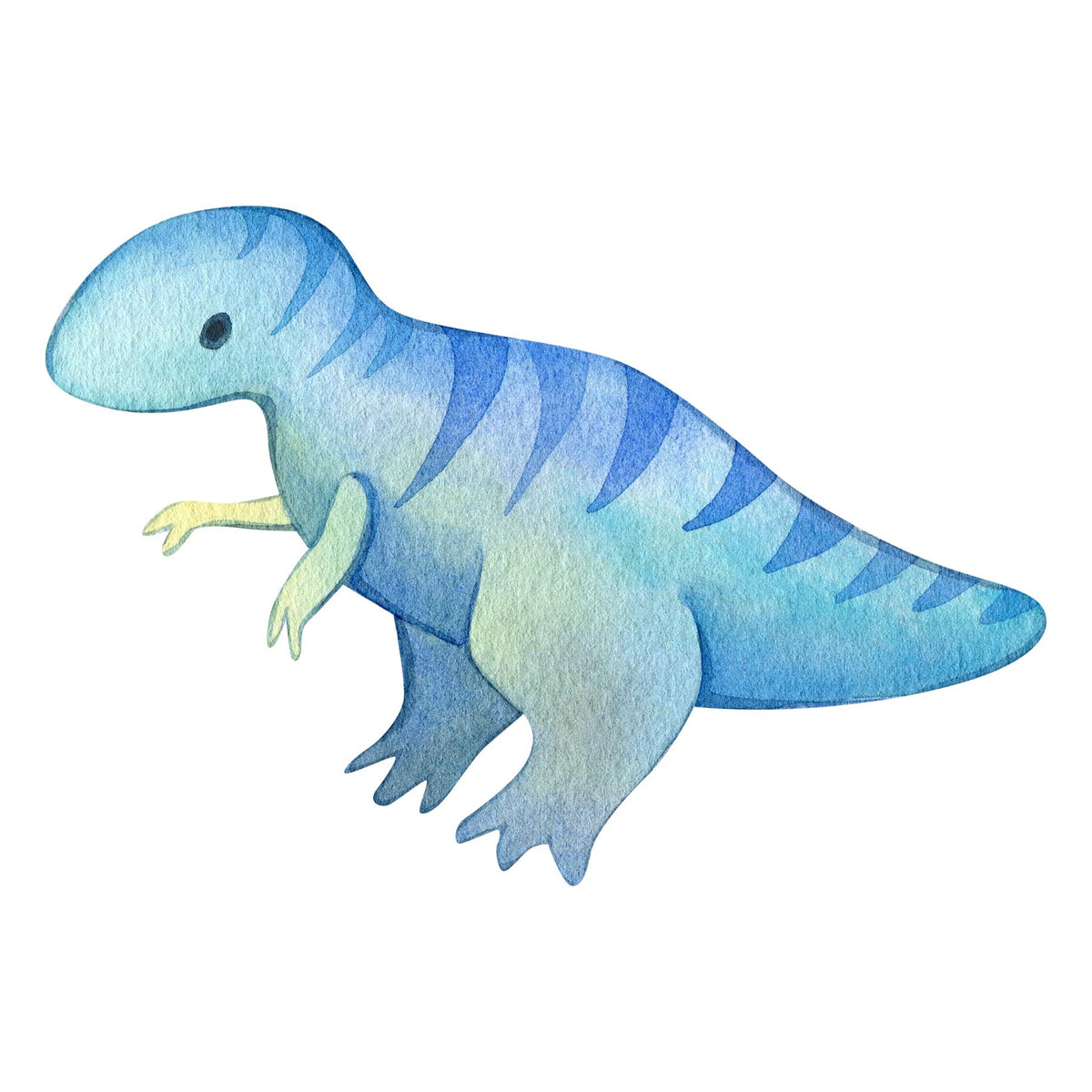 Dino - Blue T Rex - DTF Transfer/Iron On or Heat Press – Wolf & Rabbit ...