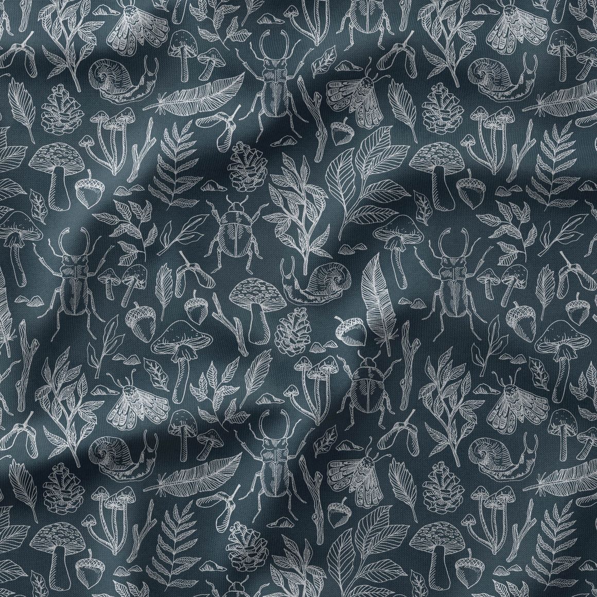 Wolf And Rabbit Fabric