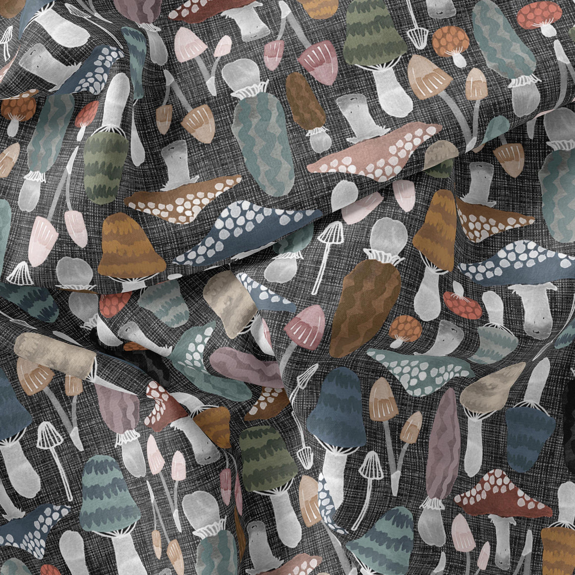 Wolf And Rabbit Fabric